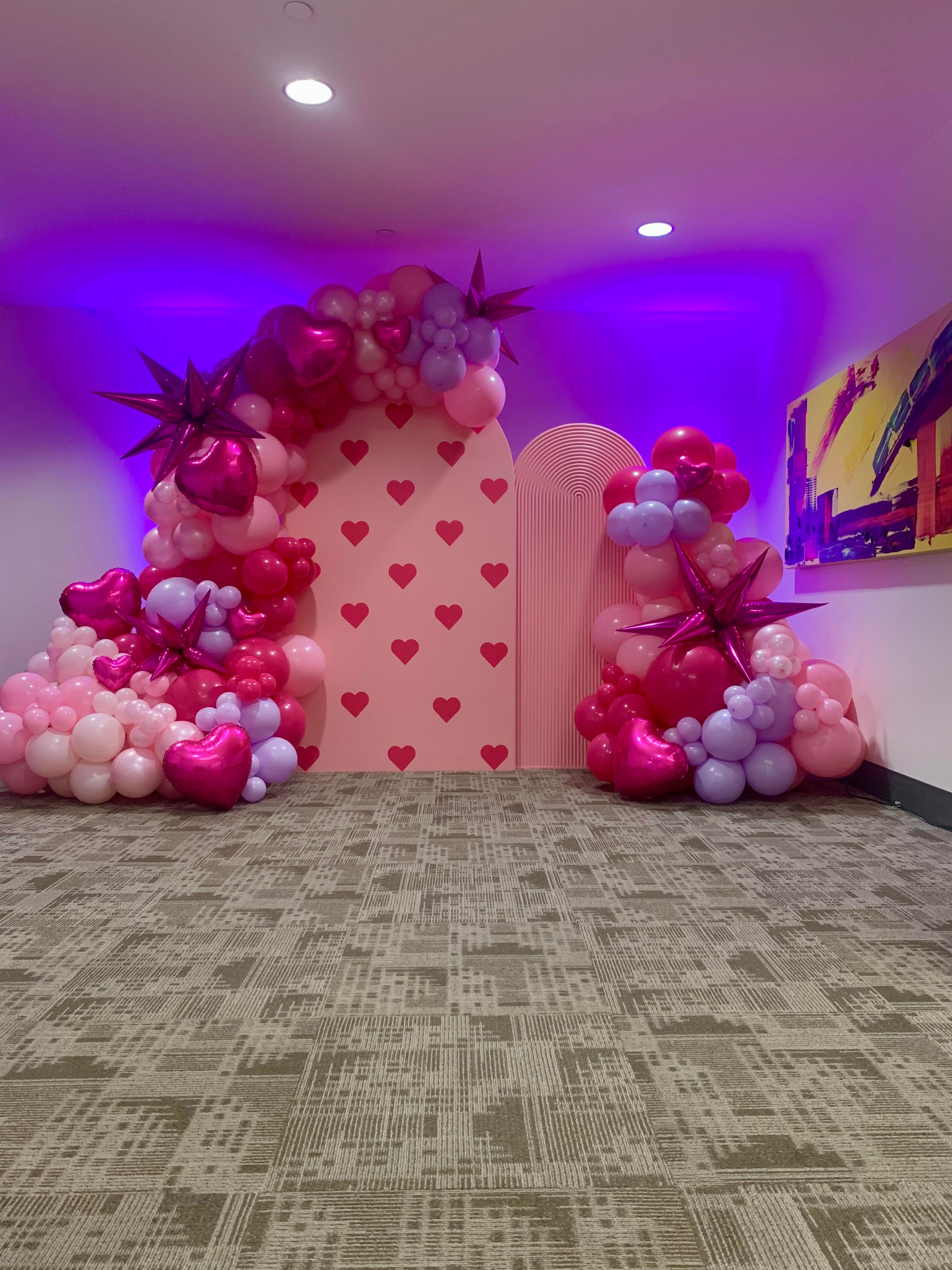Chiari board balloon backdrop | Epic Balloons by Vanessa 520-990-9358